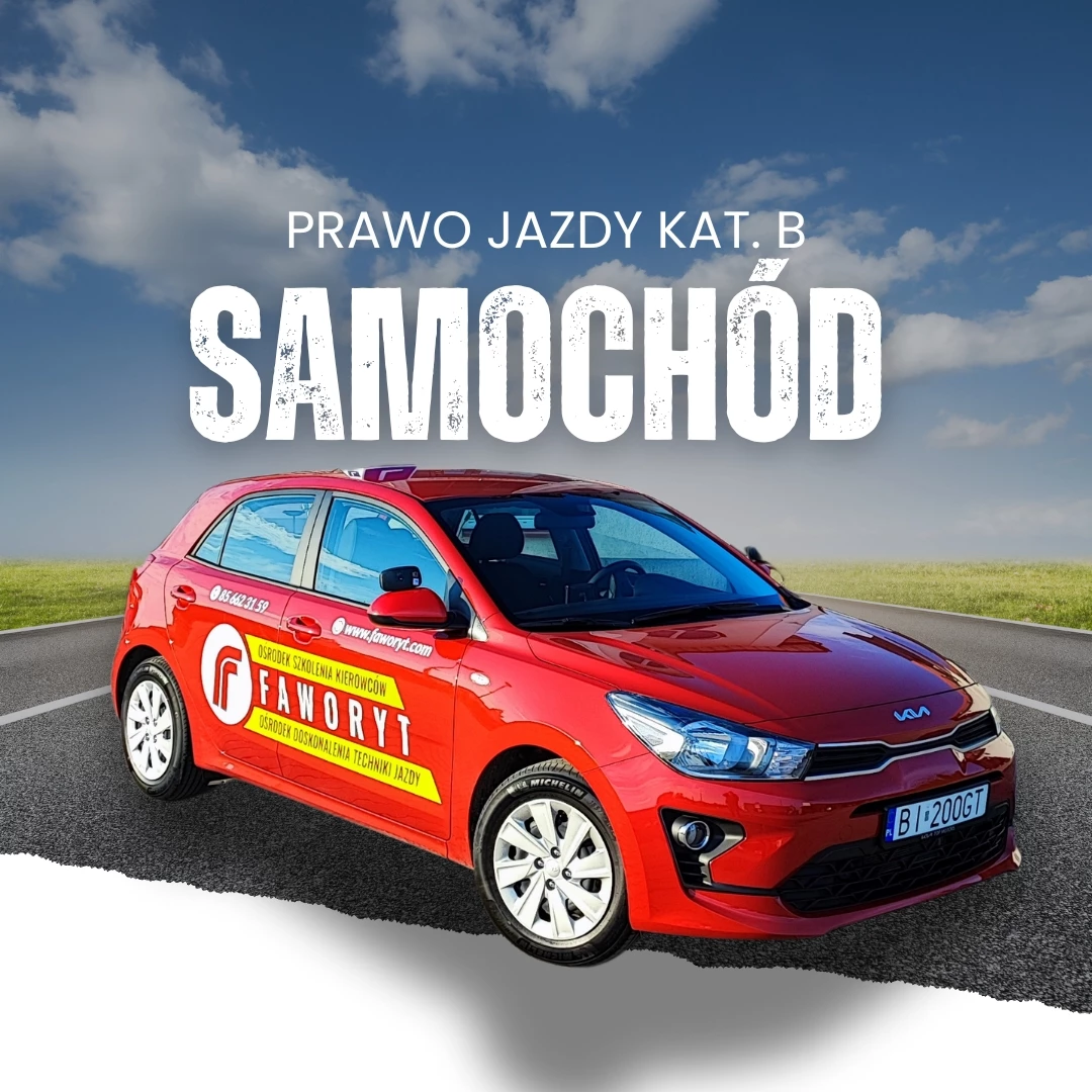 Nauka jazdy Białystok – kursy kat. A, A2, B | OSK Faworyt